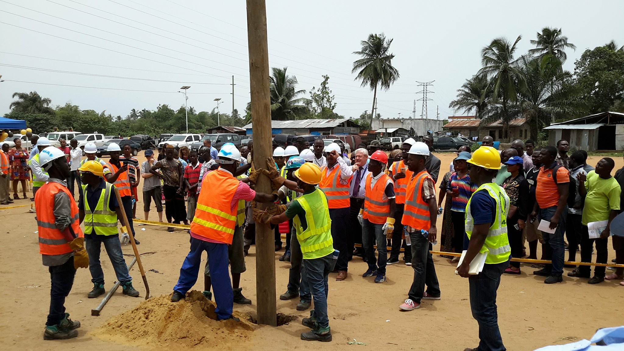 USAID, LEC begin Gbarnga-Ganta Electricity Project - Liberia Public Radio