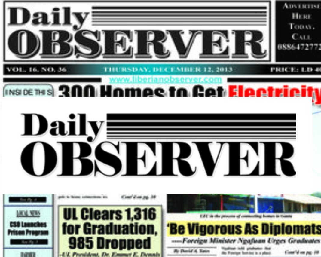 Liberia’s oldest independent newspaper Staffs demand two-year salary ...